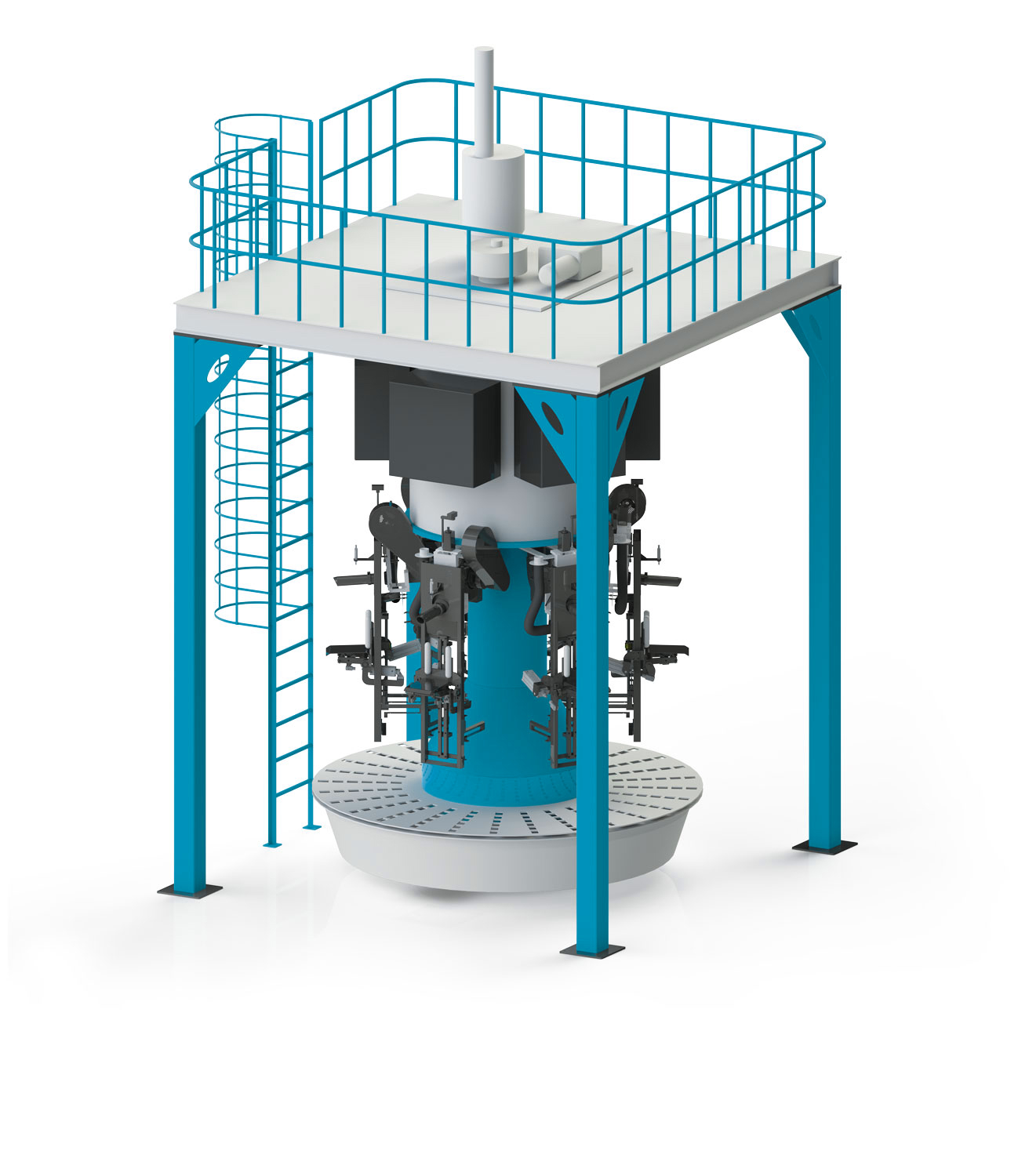 Flour Bagging Machine System With Double Weigh Hopper & Single Station ...